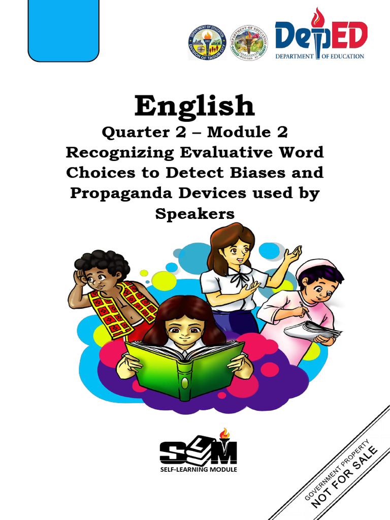 ENG6 - Q2 - M2 - Recognizing Evaluative Word Choices To Detect Biases ...