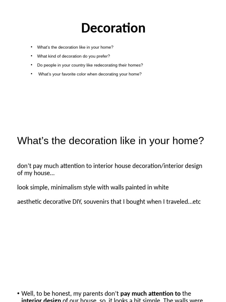 6. Decoration | PDF