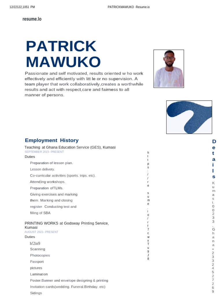 Patrick Mawuko | PDF