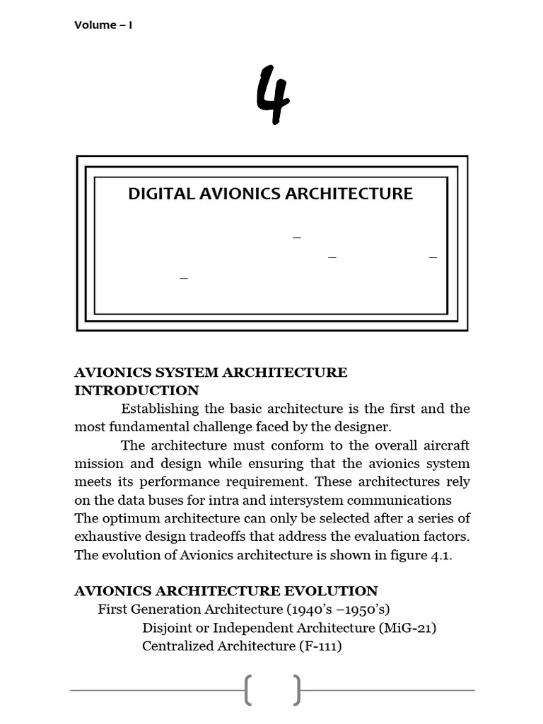 Digital Avionics Architecture | PDF