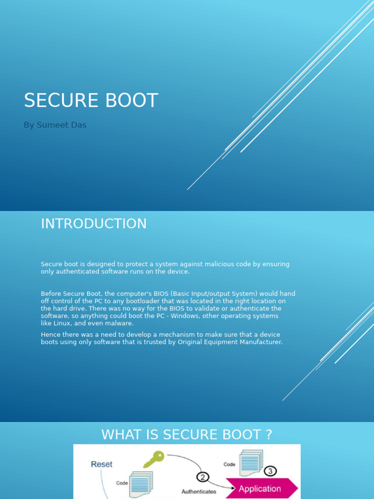 Overview of Secure Boot Mechanisms | PDF | Booting | Computers