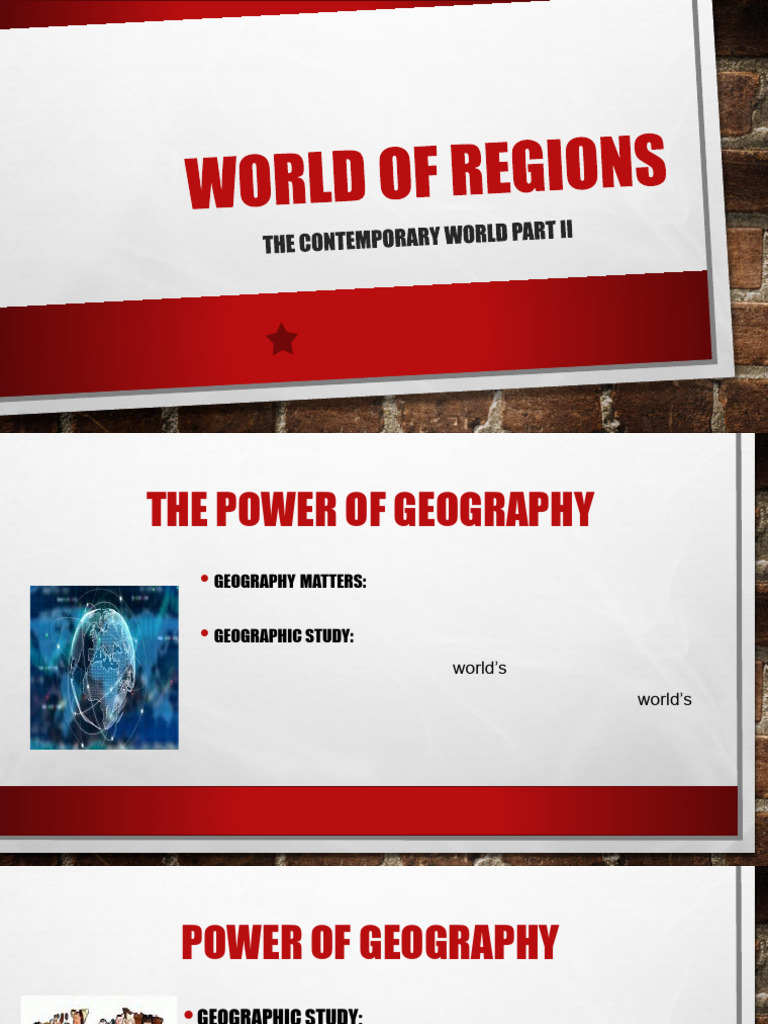 A World of Regions | PDF