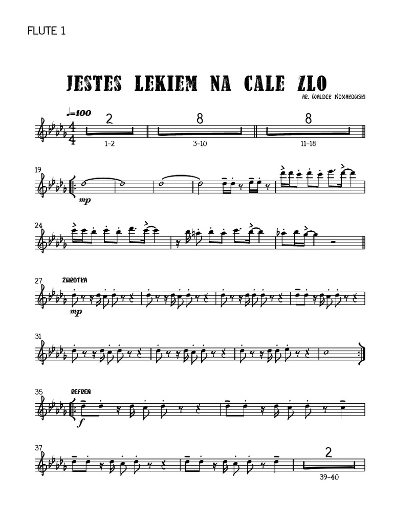 Lek Na Zło Flet | PDF