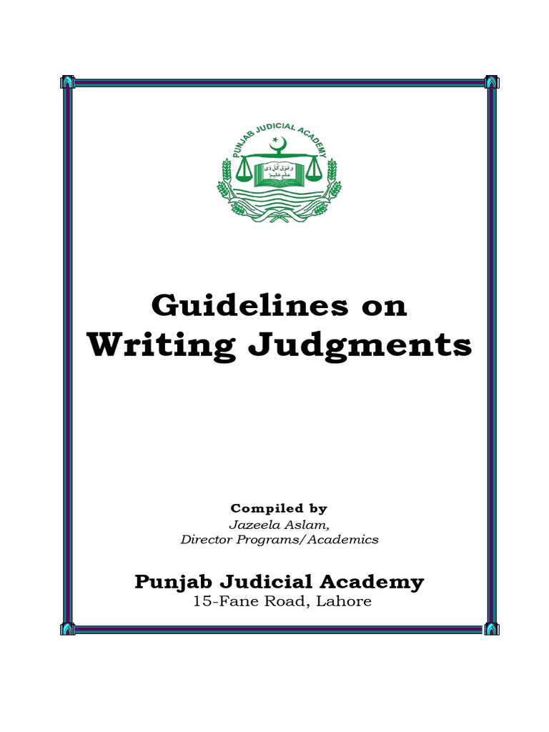 Understanding Judgments | PDF