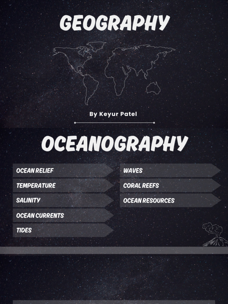 Oceanography 1 - Ocean Relief | PDF | Continental Shelf | Social Science
