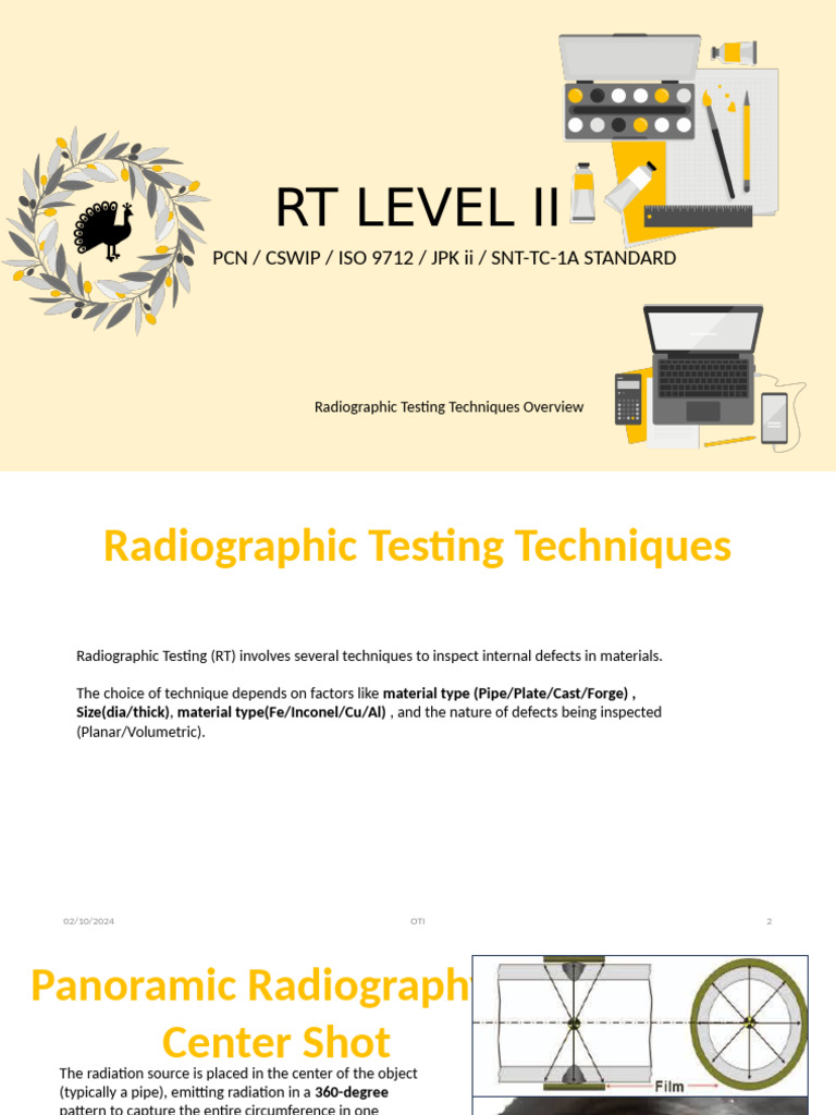 Radiographic Testing Techniques Overview | PDF | Radiography | Home ...