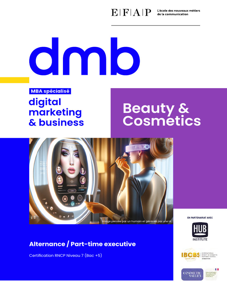 EFAP Digital Marketing Business Beauty Cosmetics | PDF
