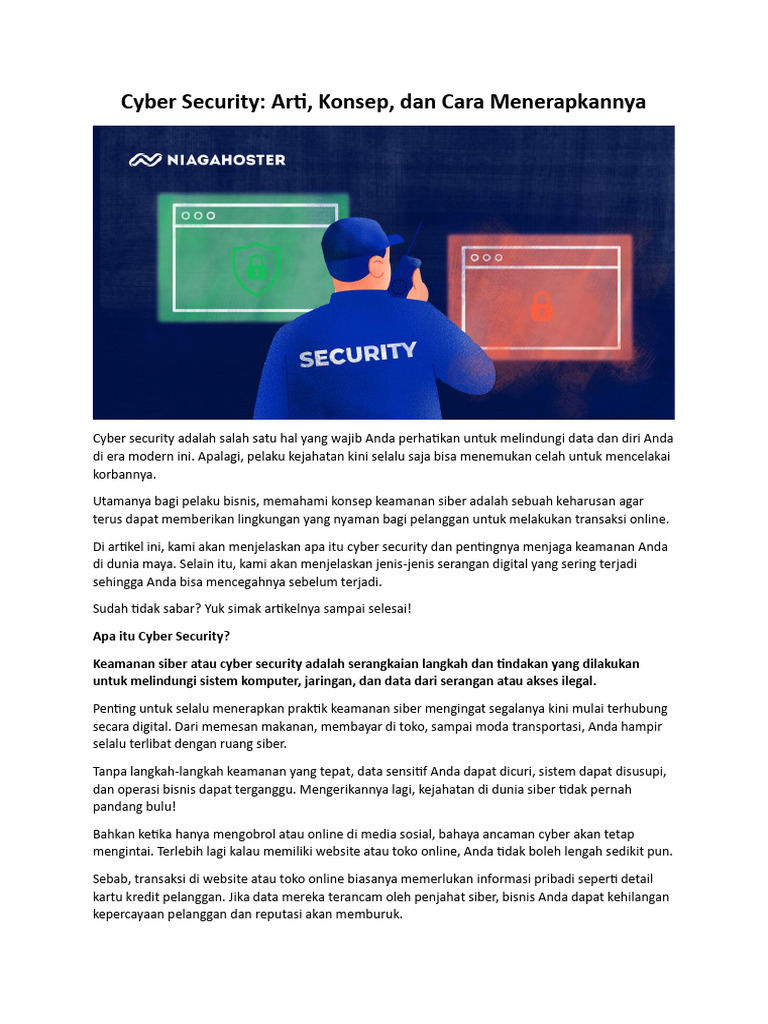 Cyber Security 1 | PDF