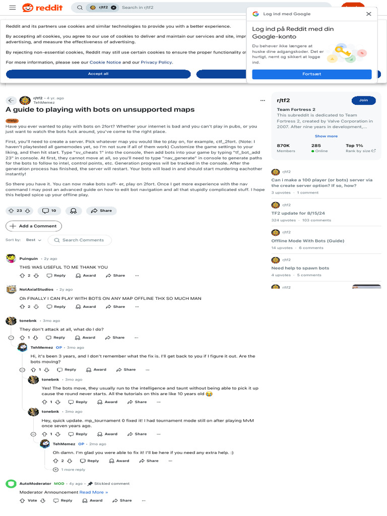 A Guide To Playing With Bots On Unsupported Maps rtf2 | PDF | Http ...