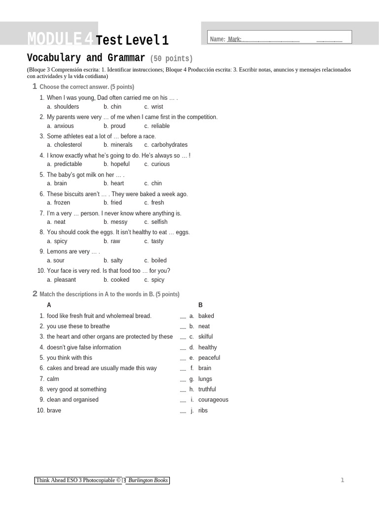 04ThinkAhead3 Mod4 TL1 | PDF