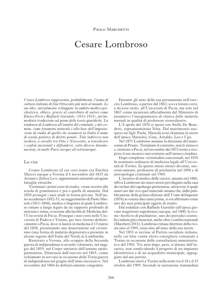 Lombroso | PDF
