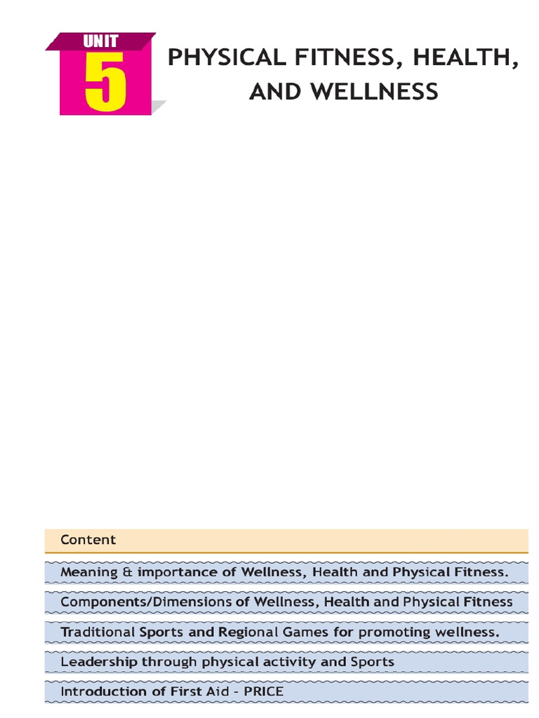 Physical Fitness and Wellness - 11th | PDF