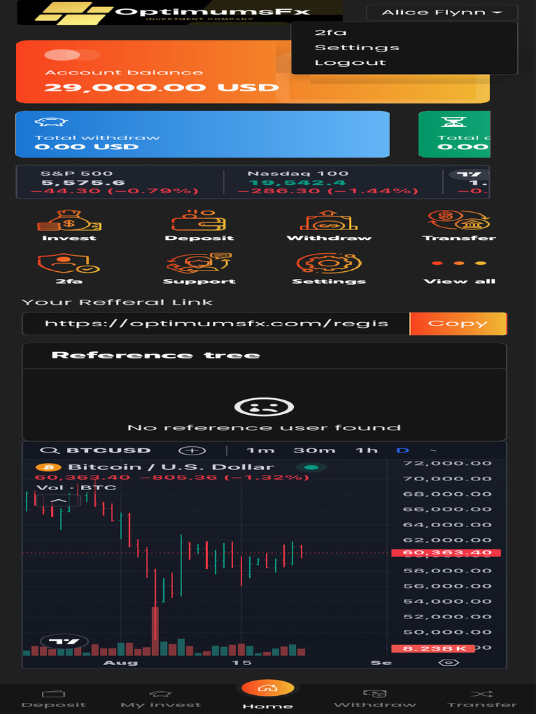 Optimums fx- Dashboard | PDF