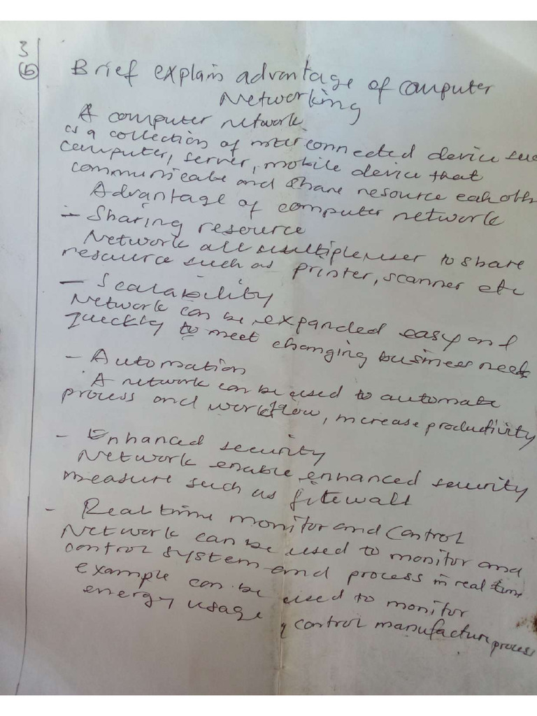 Assignment Network Pdf