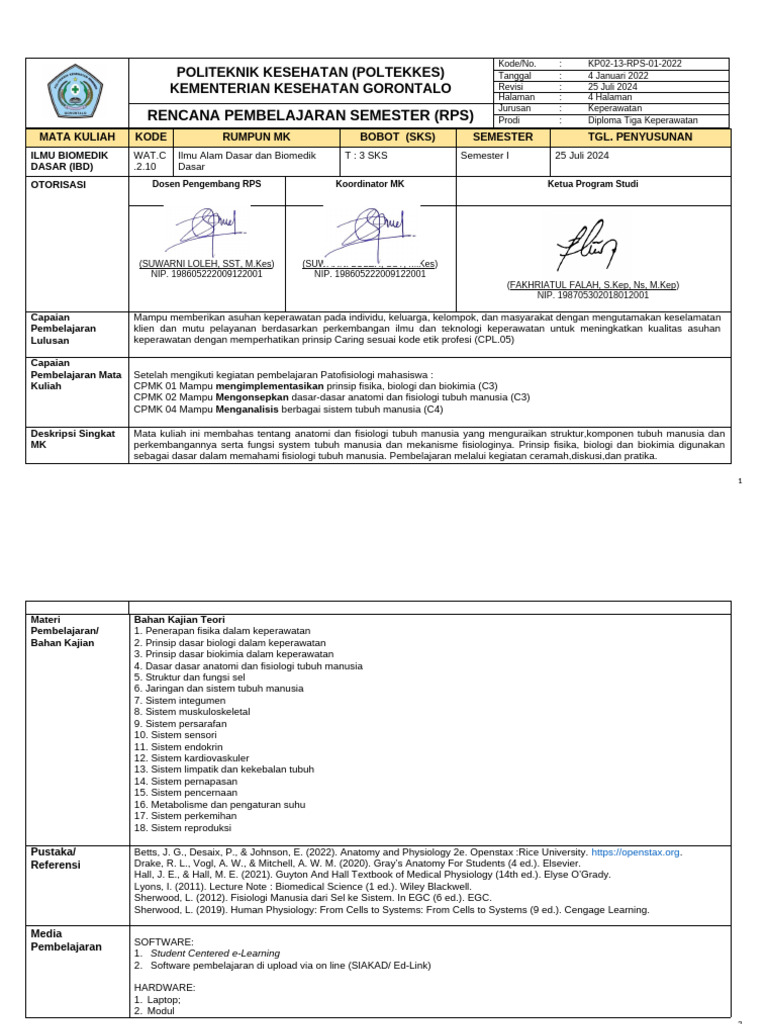 RPS Ibd Teori Ok 2024 | PDF