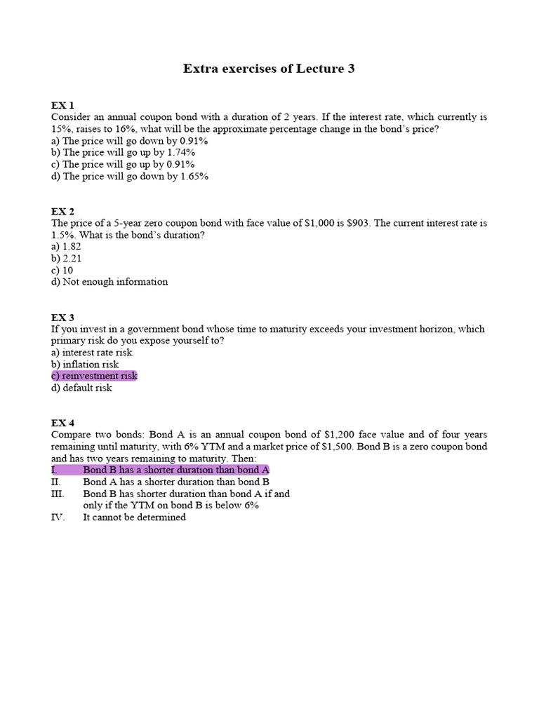 Lect3 Exercises | PDF | Social Science