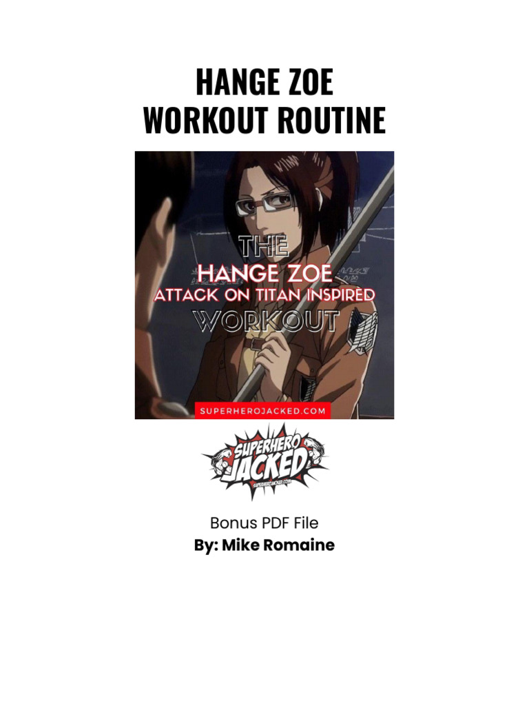 Hange Zoe Workout PDF | PDF