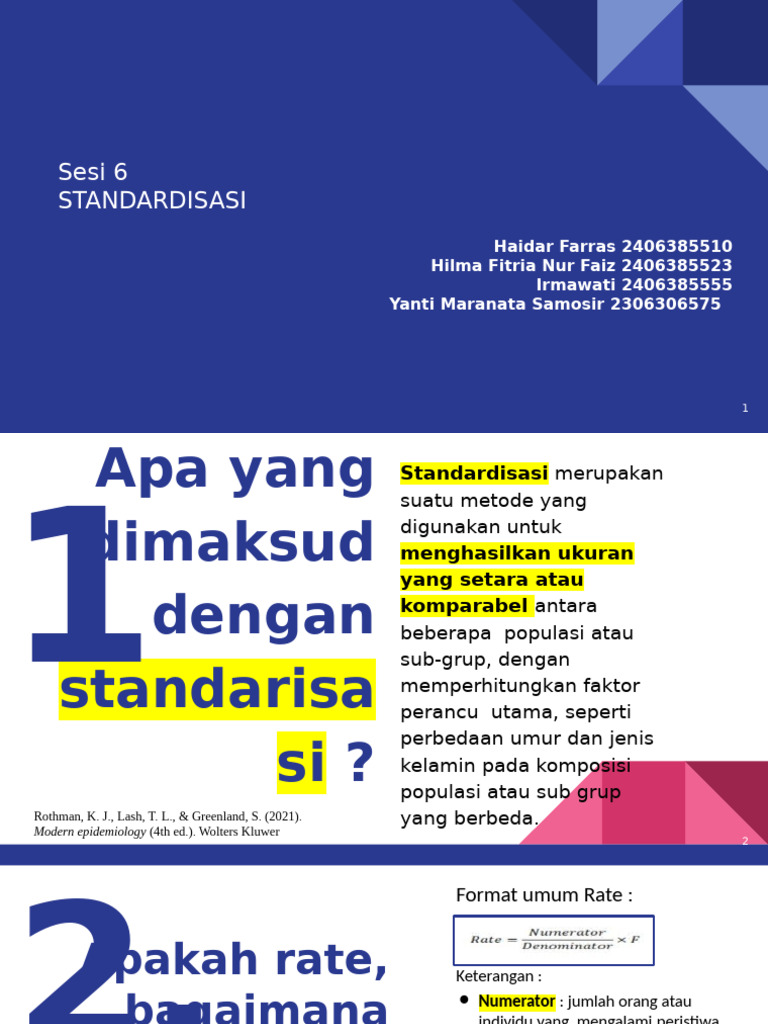 Kelompok 3 - Sesi 6 - Standardisasi-1 | PDF