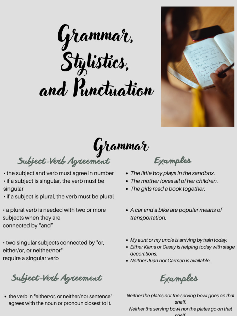 Grammar and Sentence Structure Guide | PDF | Comma | Foreign Language ...