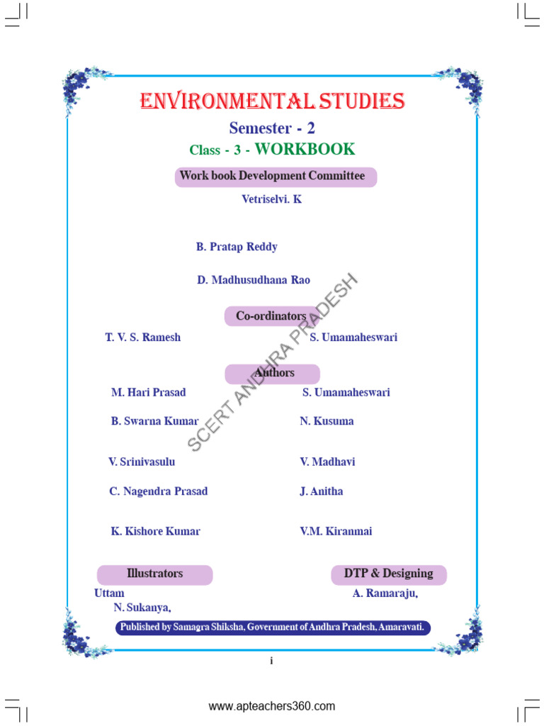3rd Class Evs WB - Watermark | PDF | Worksheet | Career & Growth