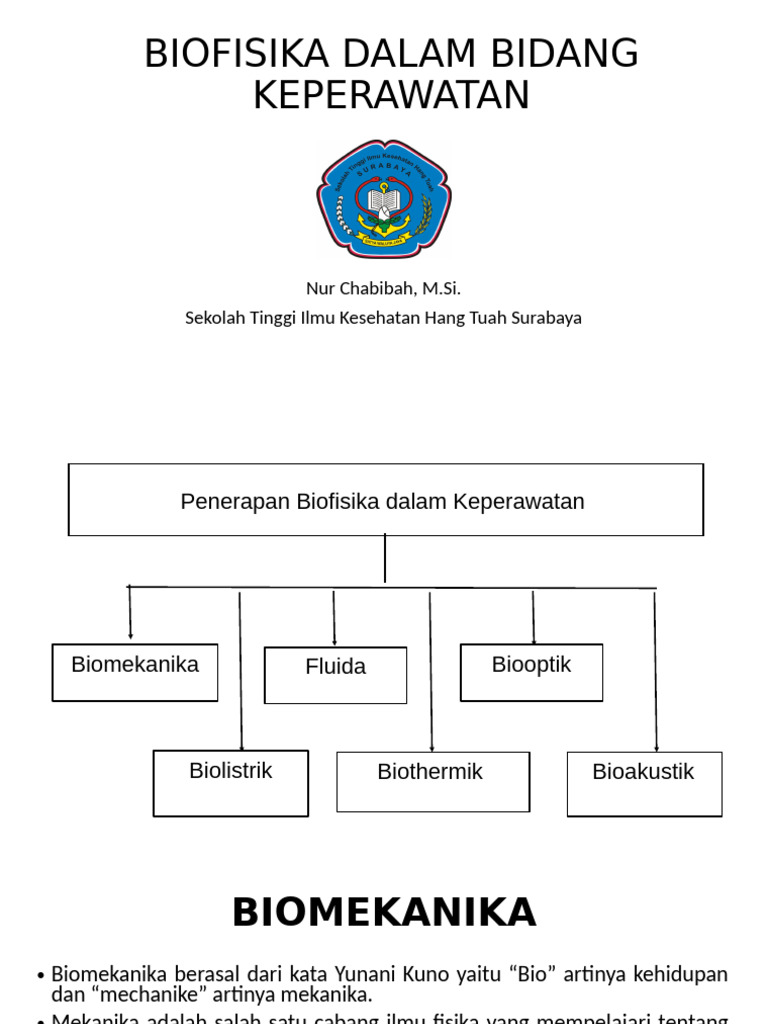 Biofisika DLM Keperawatan | PDF