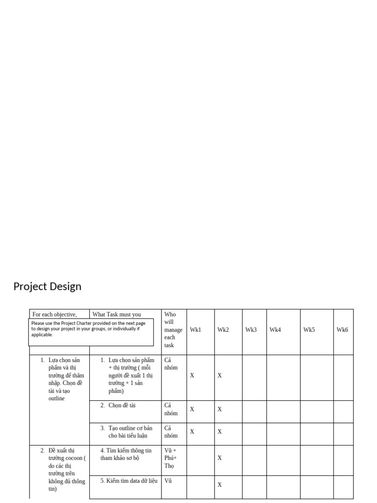 Project Design Template | PDF