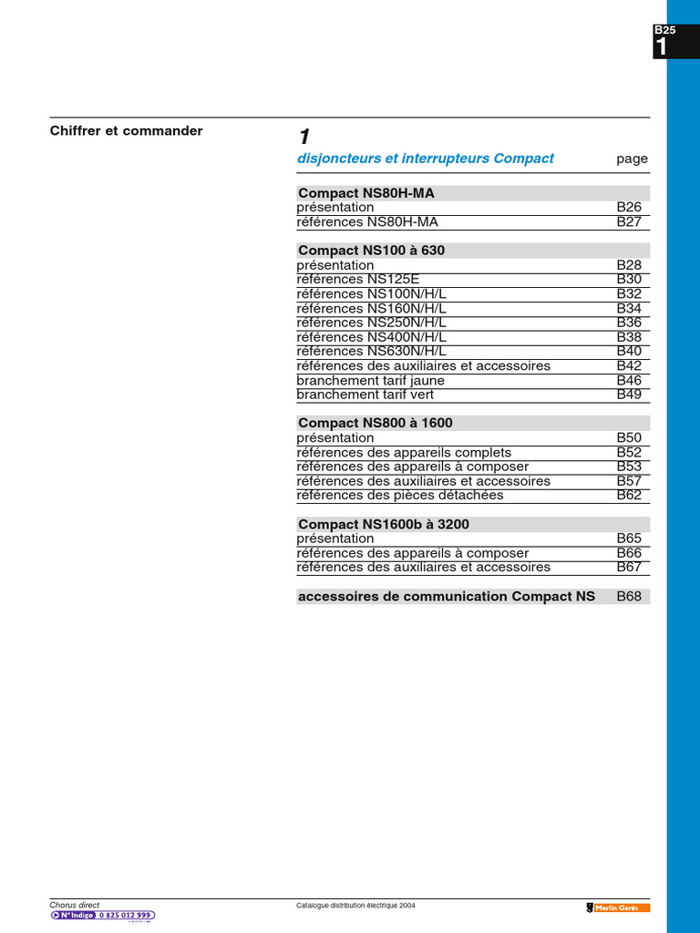 Disjoncteur Compact NS | PDF