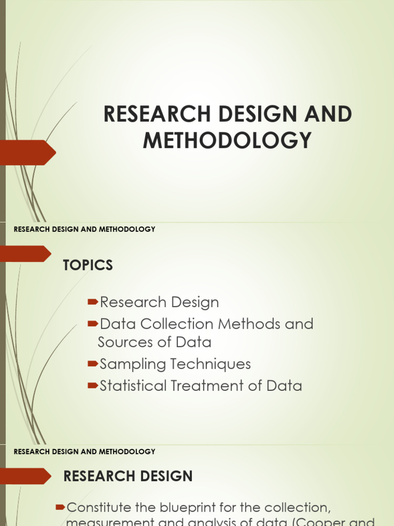 Research Design and Methodology | PDF | Sampling (Statistics) | Methodology