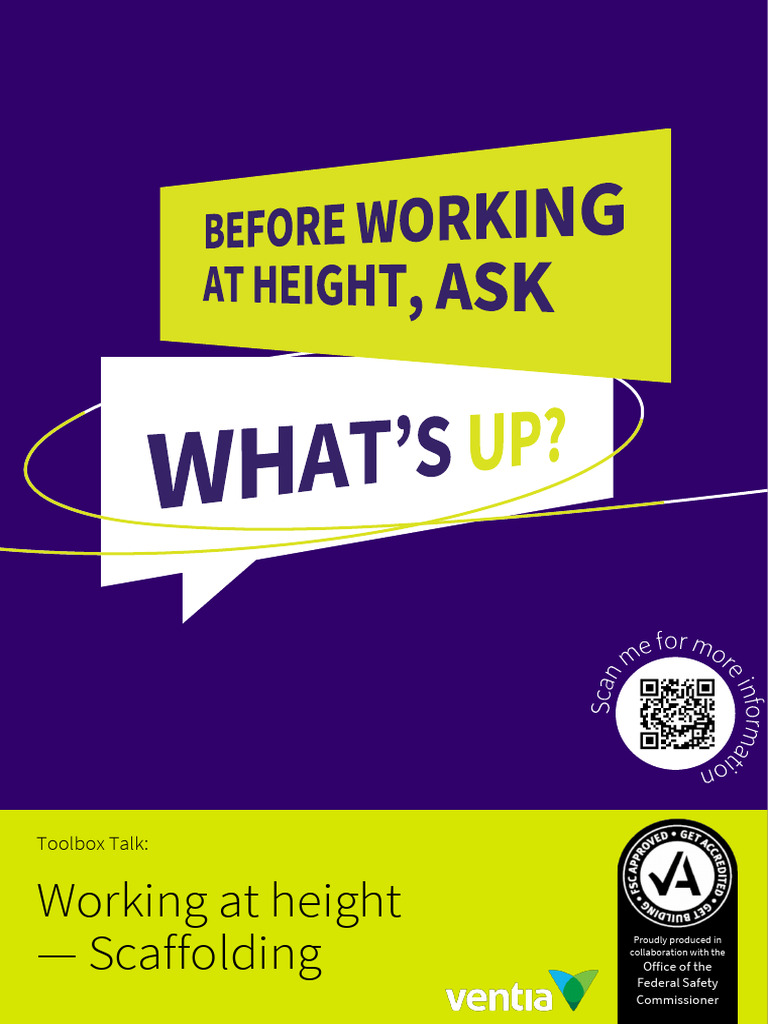Ventia Scaffold Toolbox Talk | PDF