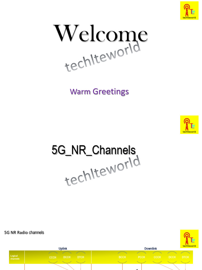 5G - NR - Channels - Part 1 - TLW - V1.1 | PDF