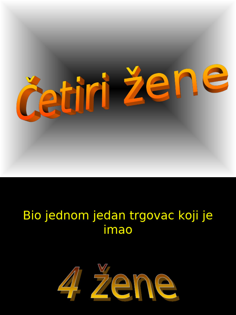 Cetiri Zene Dan Mrtvih | PDF
