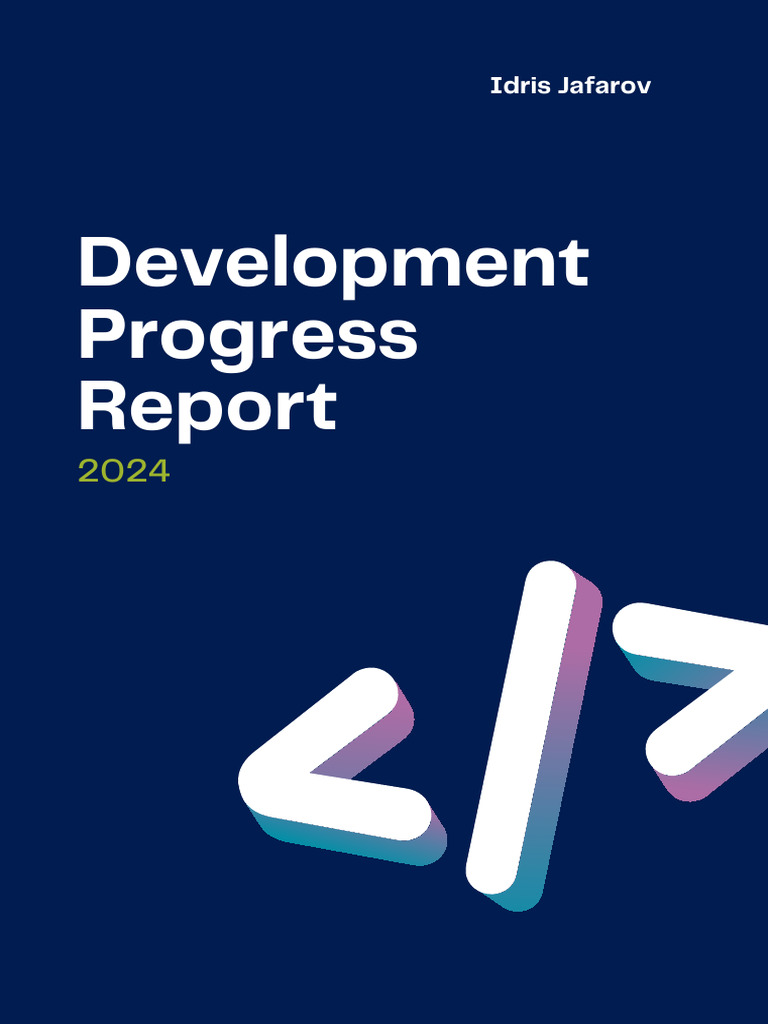 Blue Green and White Clean & UN Style Civil Society SDG Progress Report ...