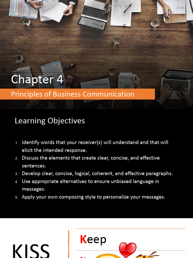 SSC102 - Chapter 4 - Principles of Business Communication | PDF