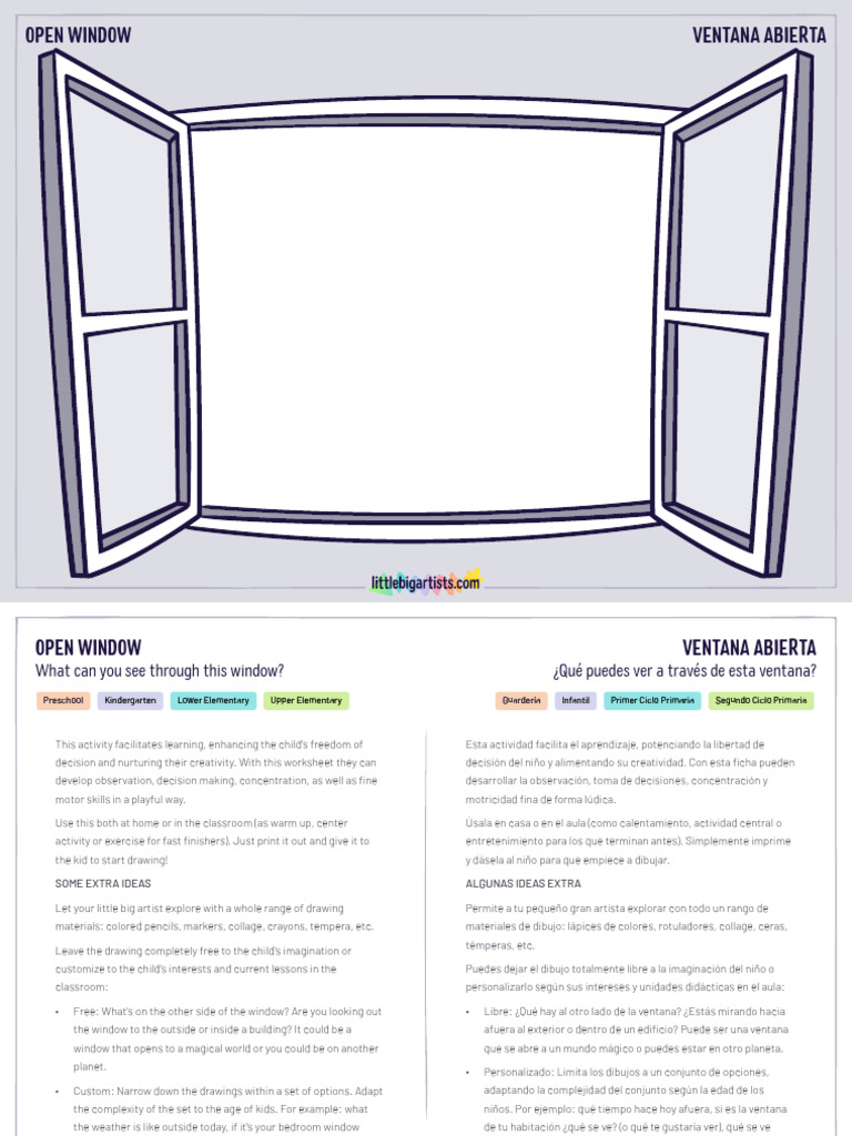 Open Window LittleBigArtists | PDF