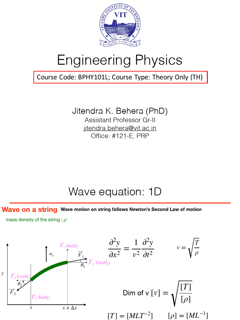 L3 - Harmonic Wave | PDF