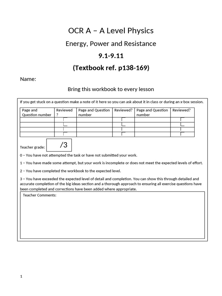10 Circuit Analysis Workbook | PDF
