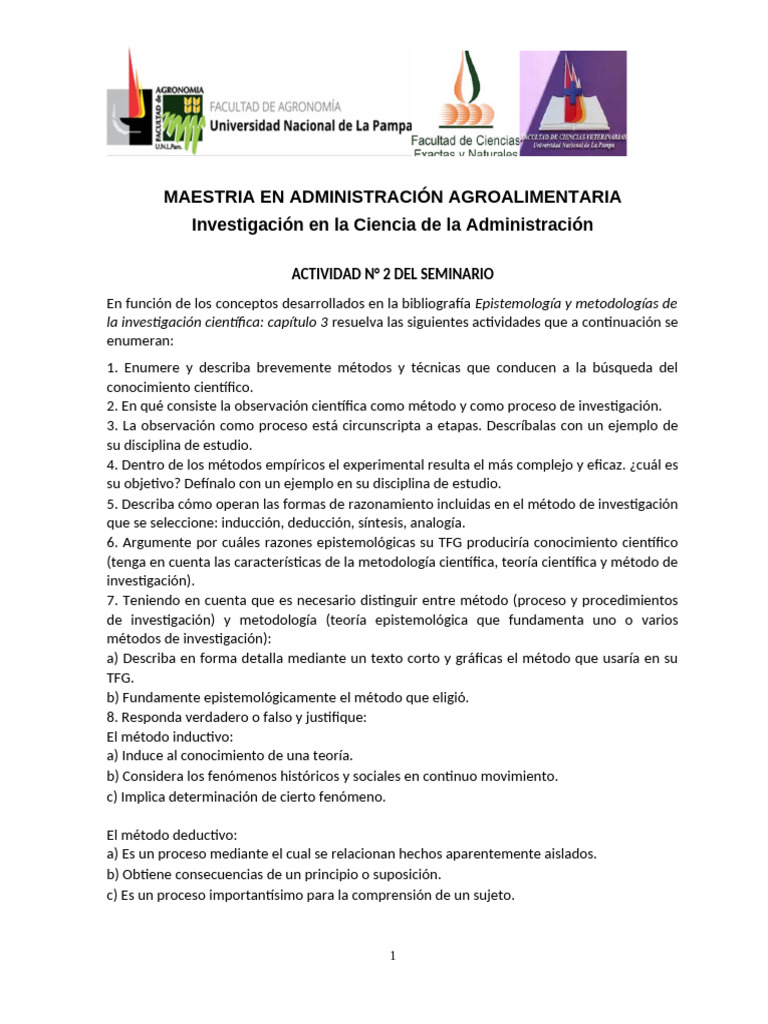 Actividad 2 | PDF | Método científico | Ciencia y matemáticas