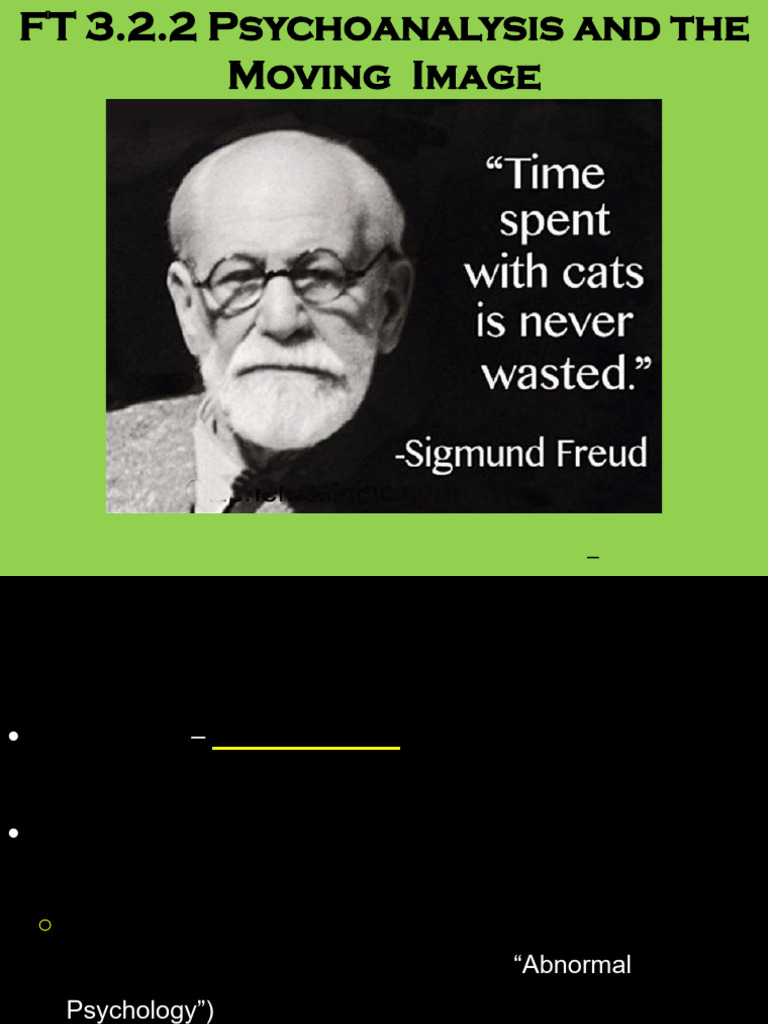 Psychoanalytic Film Theory - Freud - Lacan (2021) | PDF