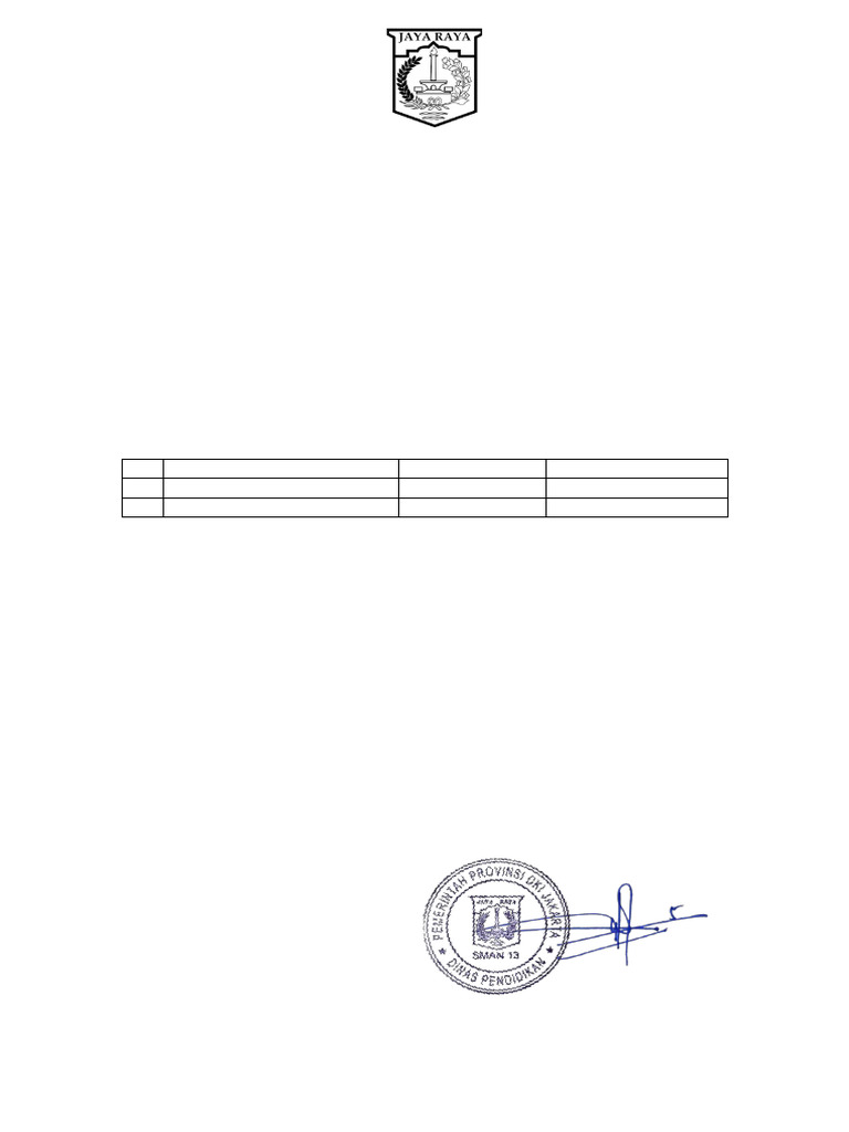 Surat Tugas Jambore Daerah dan Raimuna | PDF