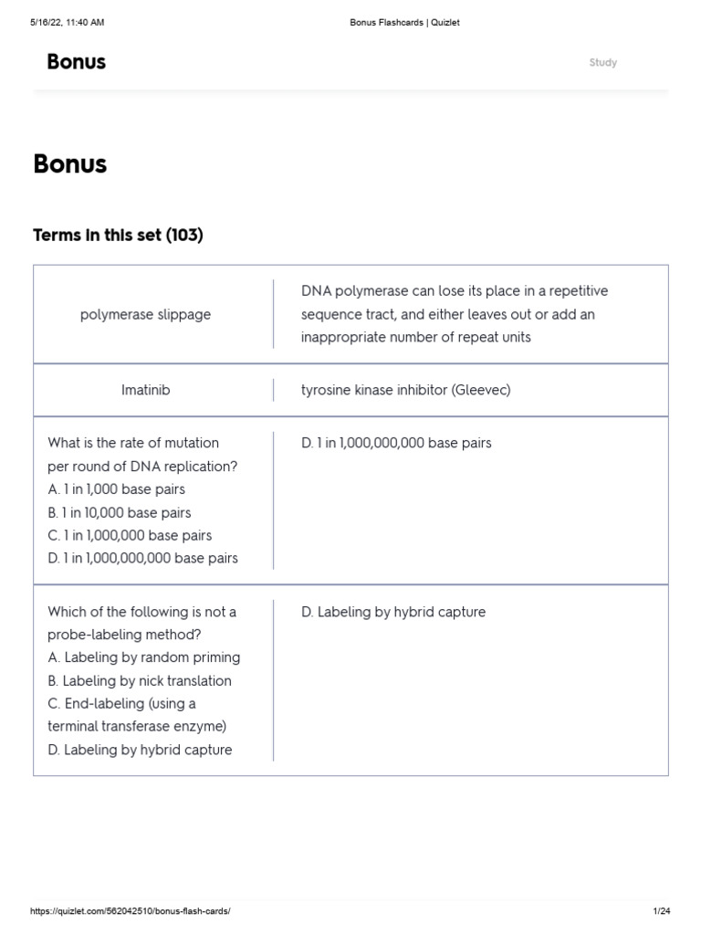 Bonus_Flashcards___Quizlet-1 | PDF