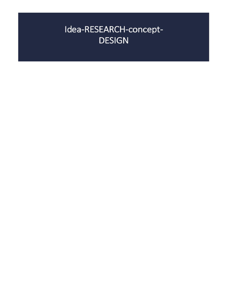 idea research concept | PDF