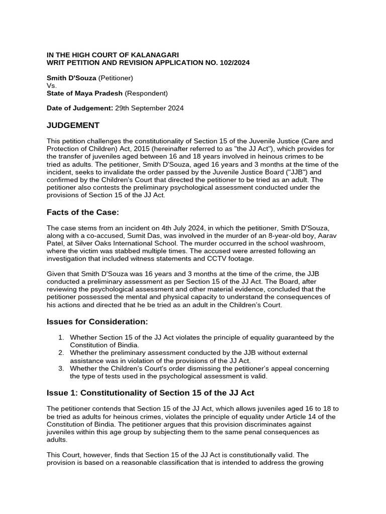 Judgement Writing | PDF