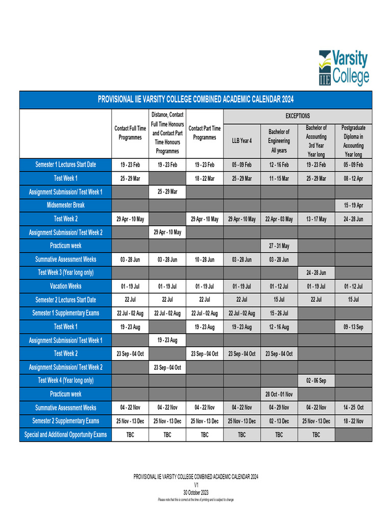 iievc-provisional-combined-academic-calendar-2024-v1 | PDF