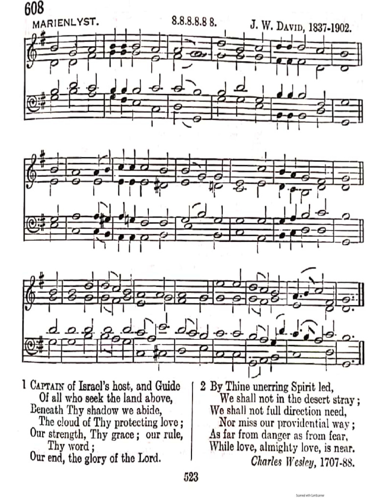 Captain of Israel's Host With Descant | PDF