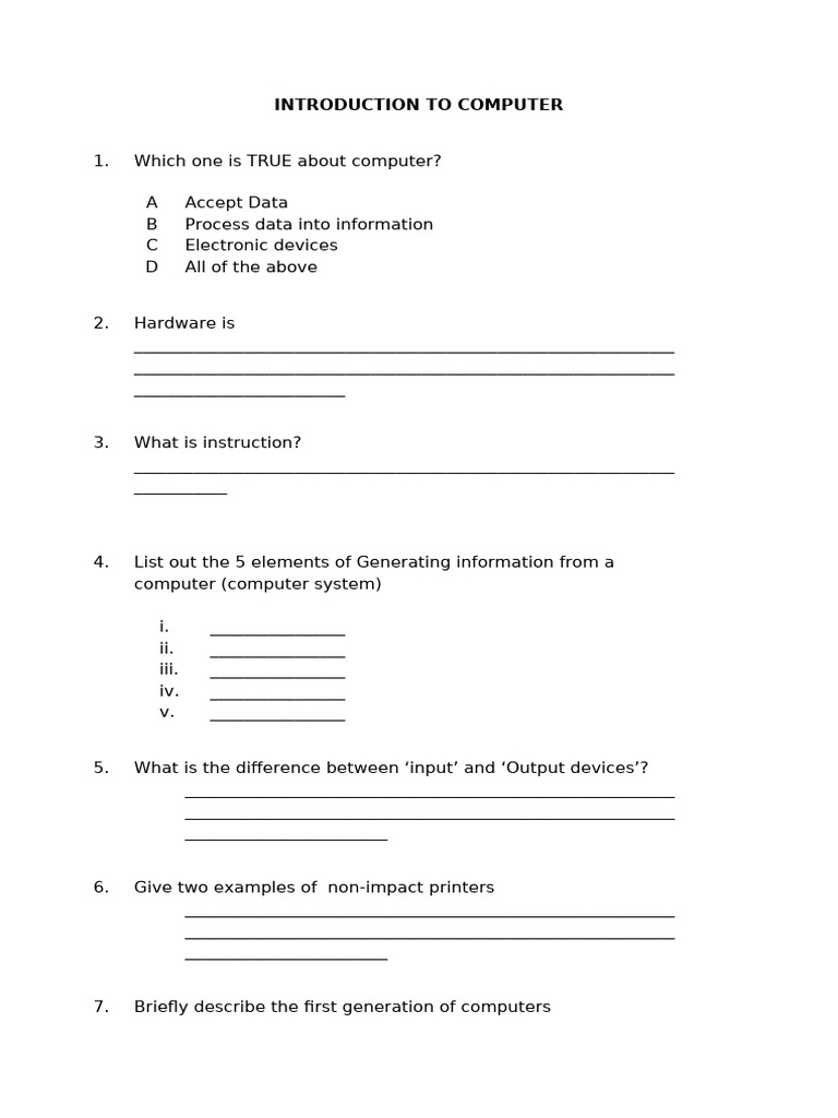 intro paper for lowers | PDF