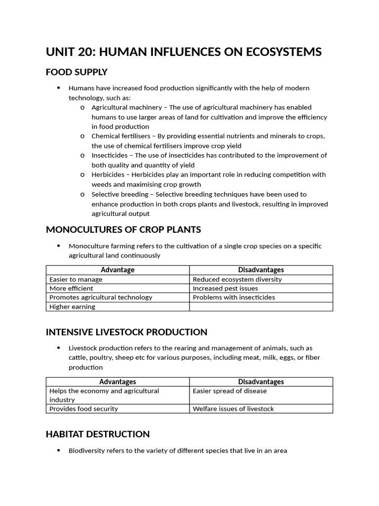 0625 Unit 20 | PDF | Agriculture | Technology & Engineering