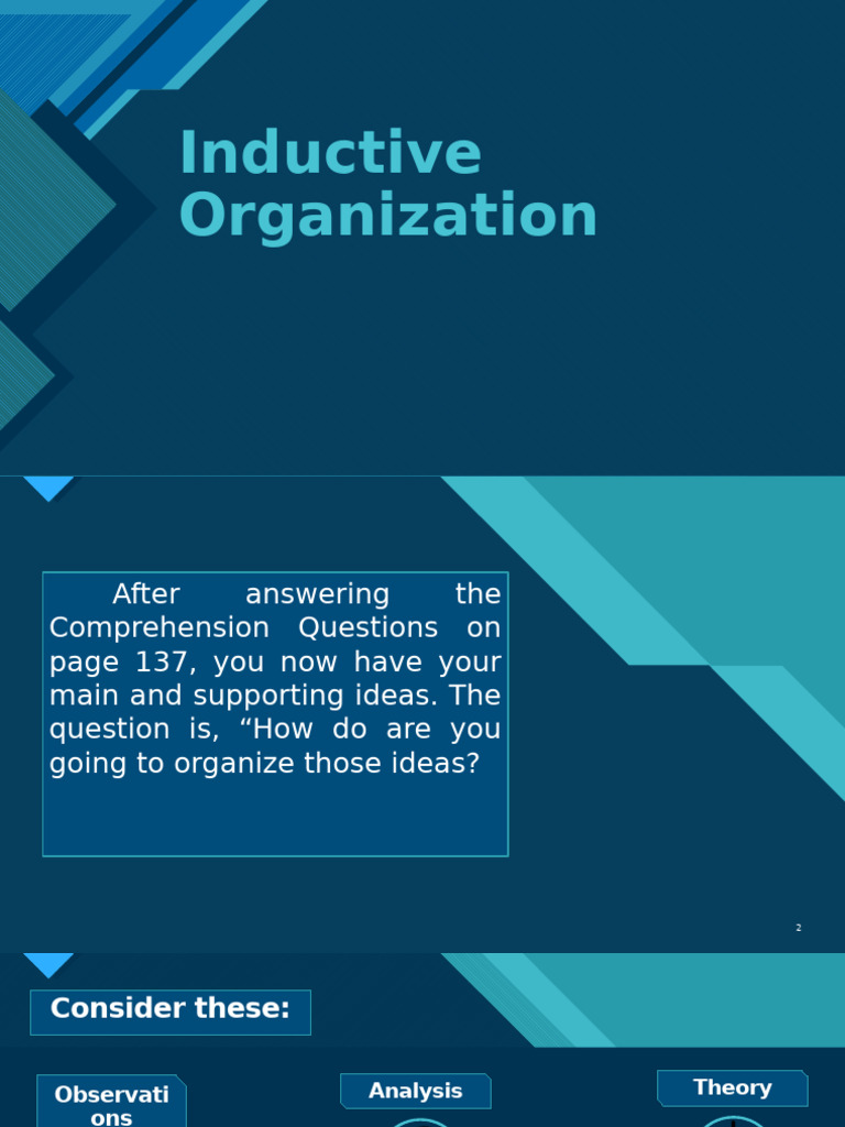Lesson 7.3-Inductive Organization | PDF