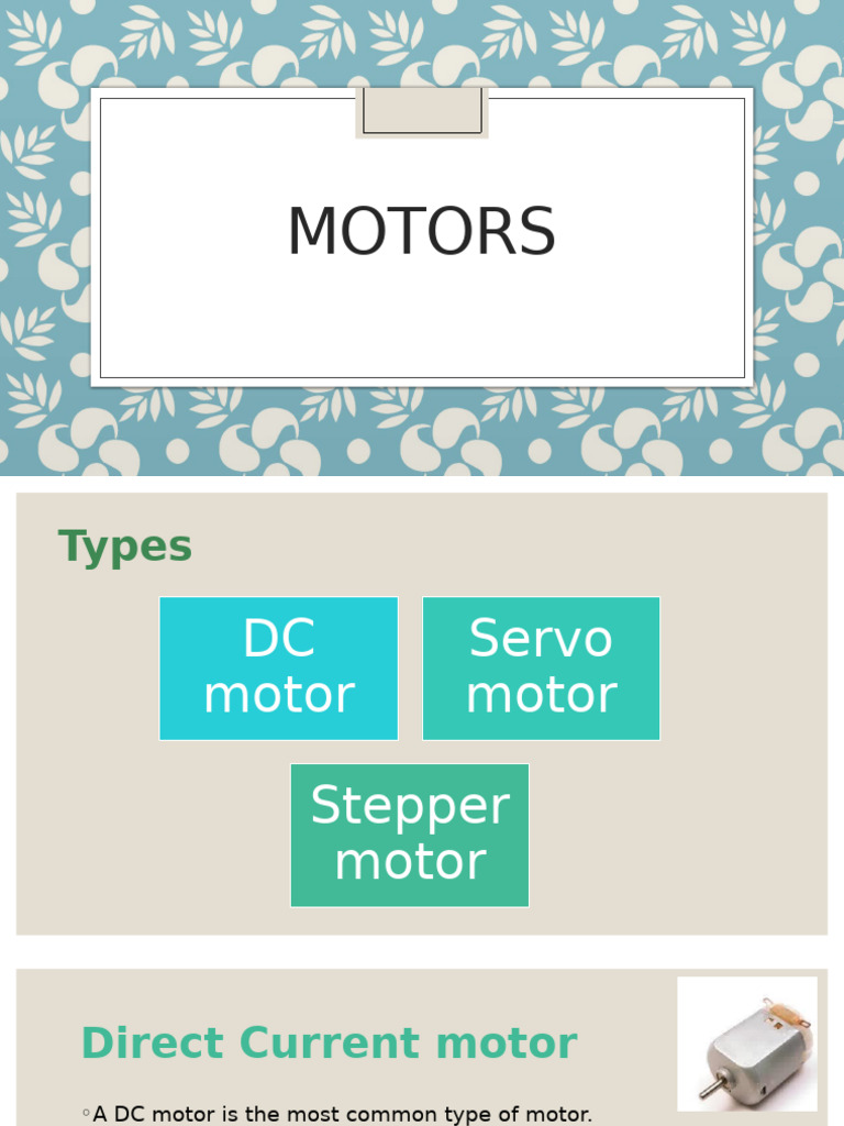 Motors | PDF