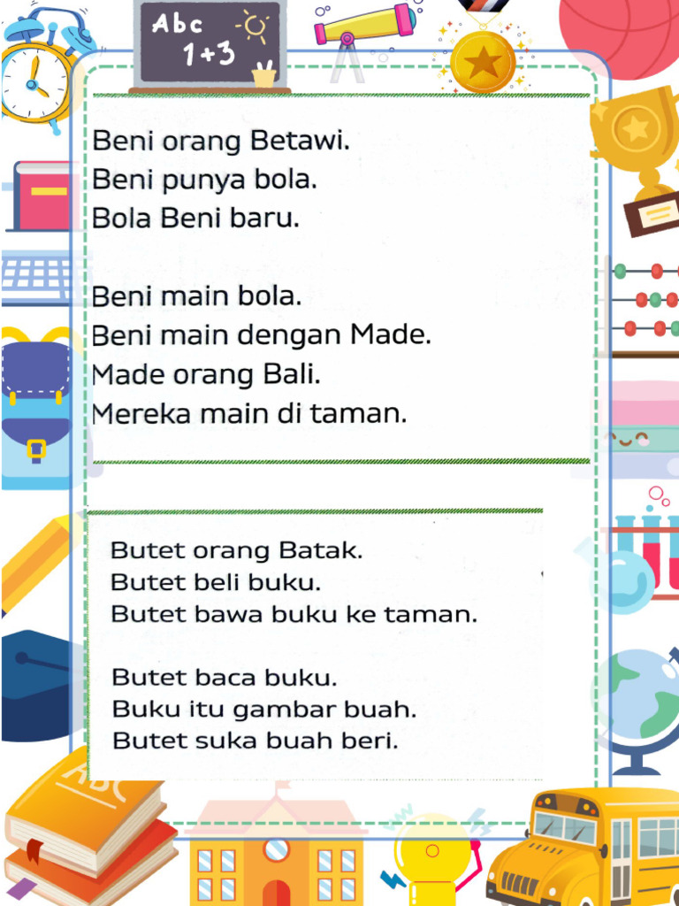 Belajar Membaca | PDF