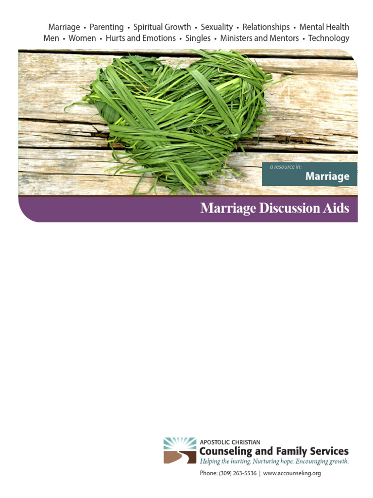 Marriage Discussion Aids | PDF